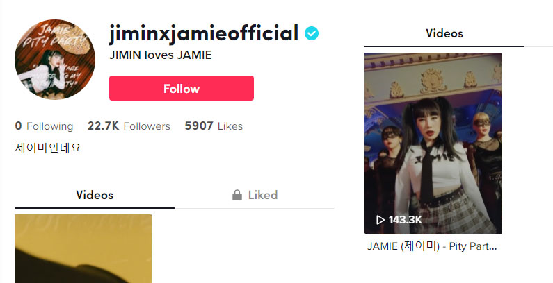 Jamie hat nun einen offiziellen TikTok Account » annyeong southkorea